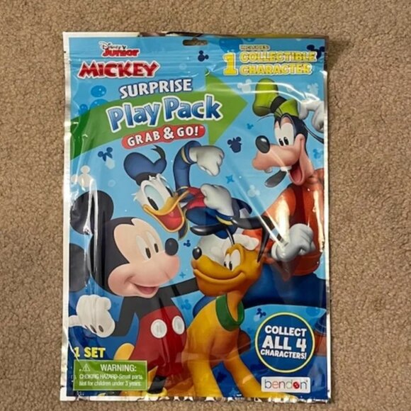 Disney | Toys | New Disney Junior Mickey Surprise Play Pack Grab Go ...